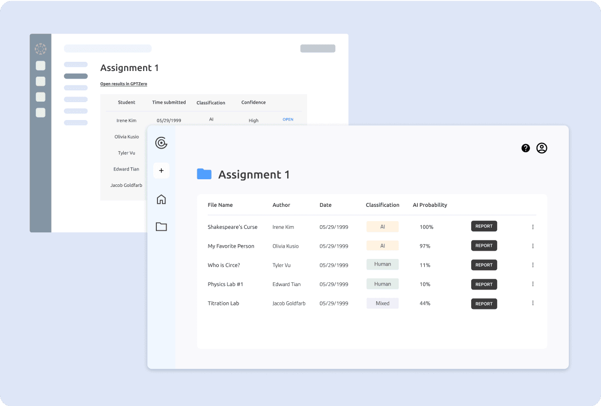 Canvas AI Detector Integration | GPTZero