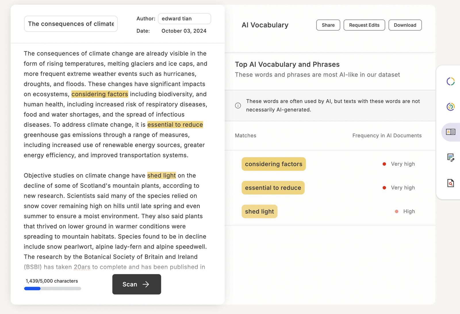 Top 10 Most Common Words Used by AI | GPTZero